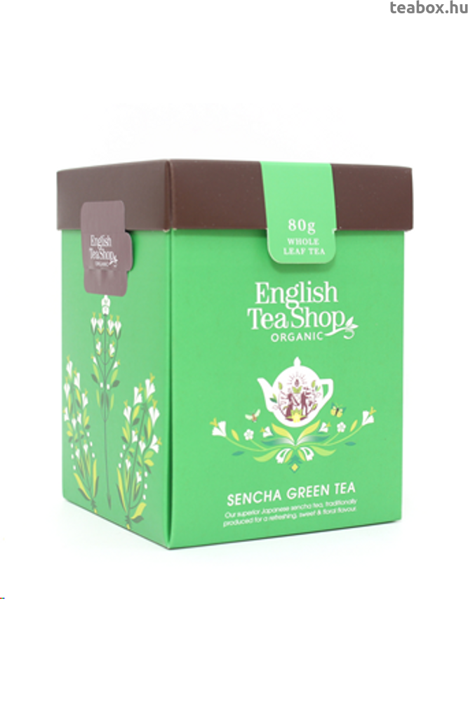 ETS 80g Japán Zöld Sencha szálas bio tea új - Teabox